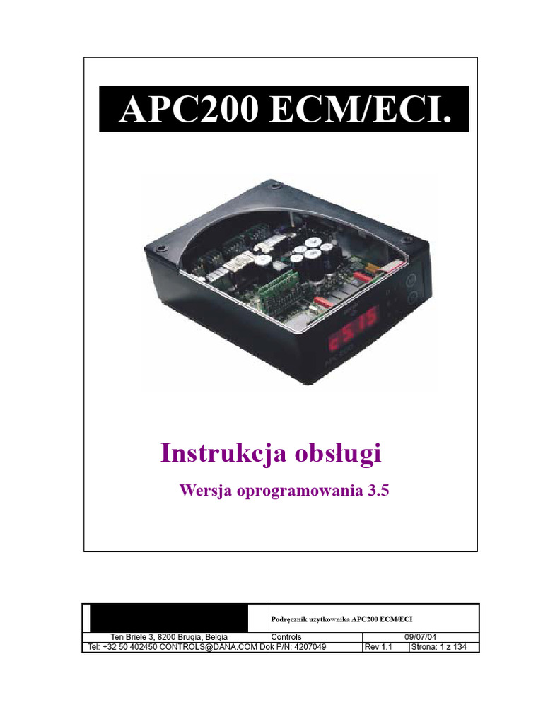 APC200 ECM-ECI v3.5 PDF | PDF