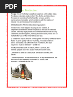 Iron Making Process Flow Chart | PDF
