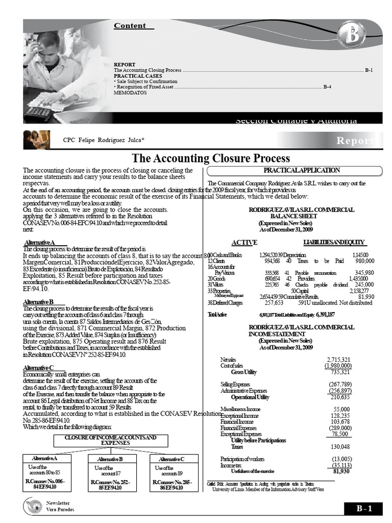 Accounting Closing Entries | PDF | Equity (Finance) | Taxes