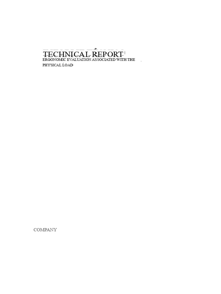 Ergonomic Risk Assessment Report | PDF | Risk | Occupational Safety And ...
