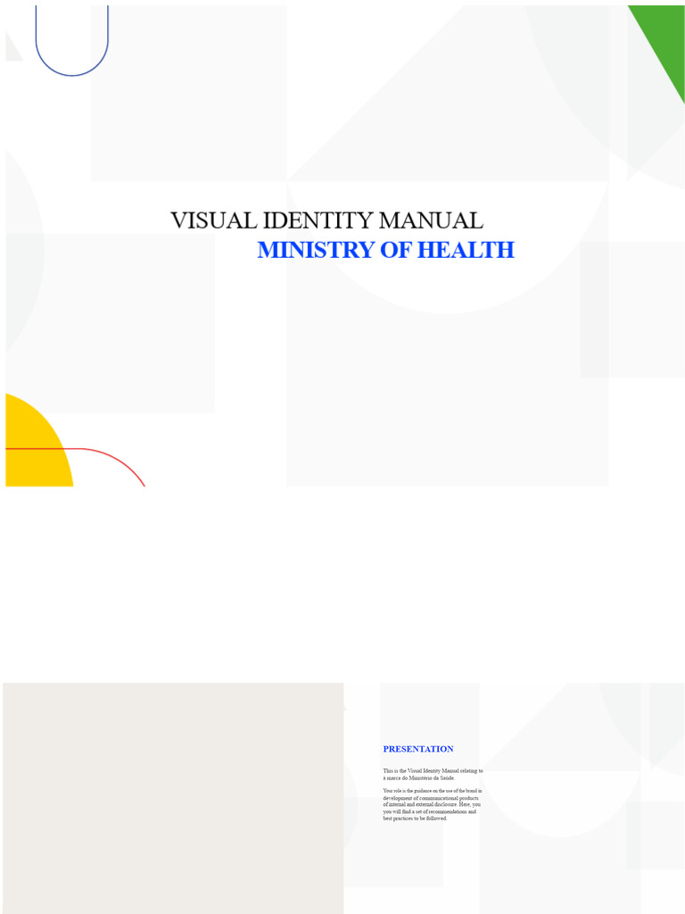 Visual Identity of The Ministry of Health | PDF | Rgb Color Model ...