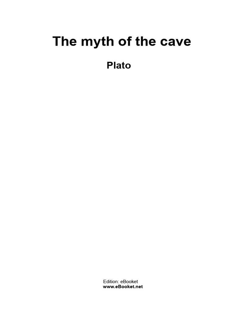 Plato - The Allegory of The Cave PDF | PDF