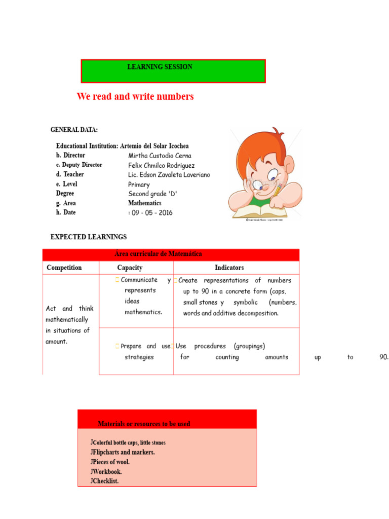 17 WE READ AND WRITE NUMBERS.docx | PDF | Mathematics | Learning