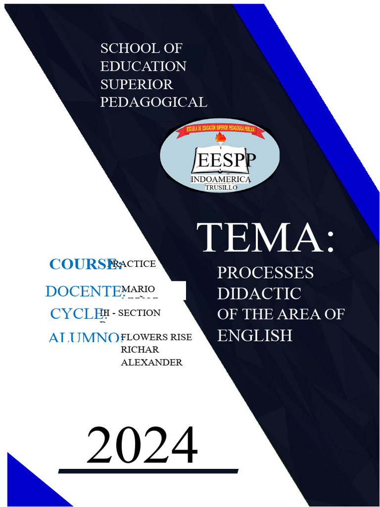 Didactic Processes for English Teaching | PDF
