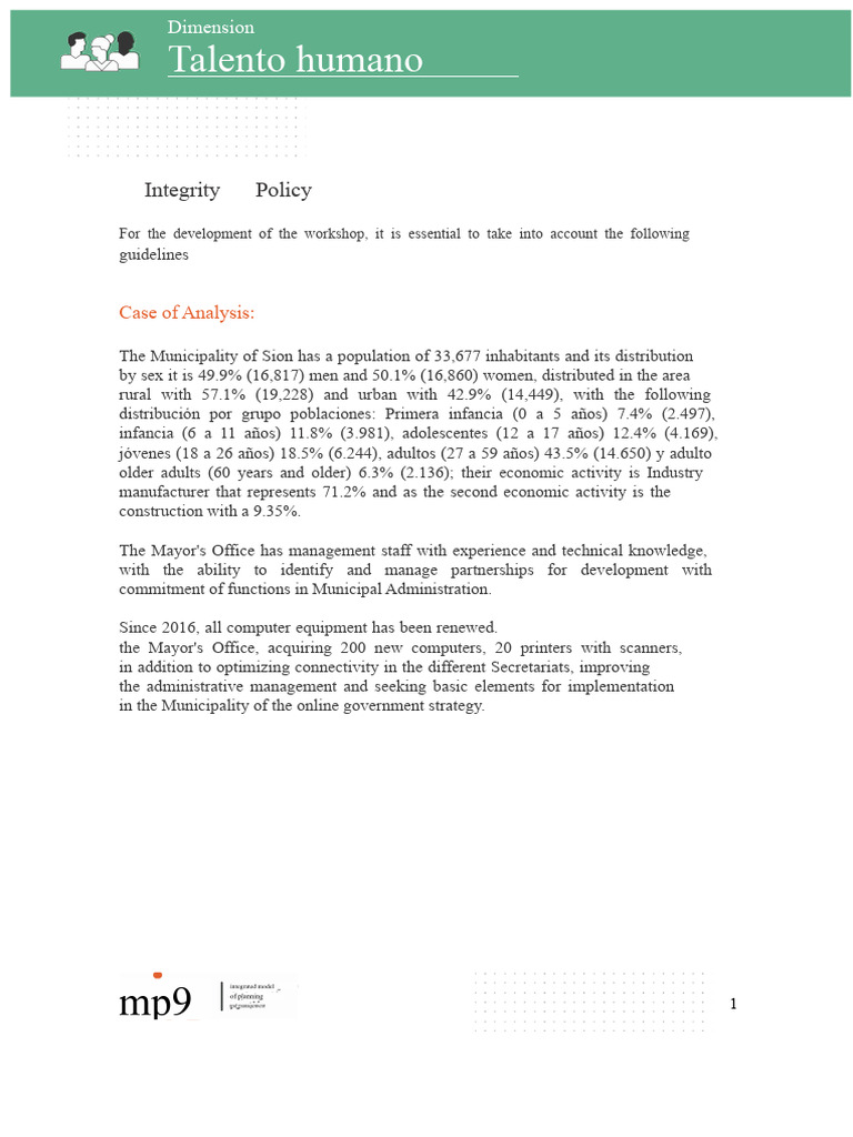 Human Talent Integrity Policy Overview | PDF | Integrity | Value (Ethics)