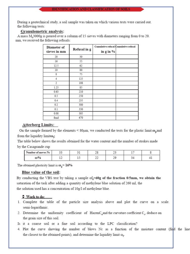 Soil Identification and Classification Guide | PDF | Civil Engineering ...