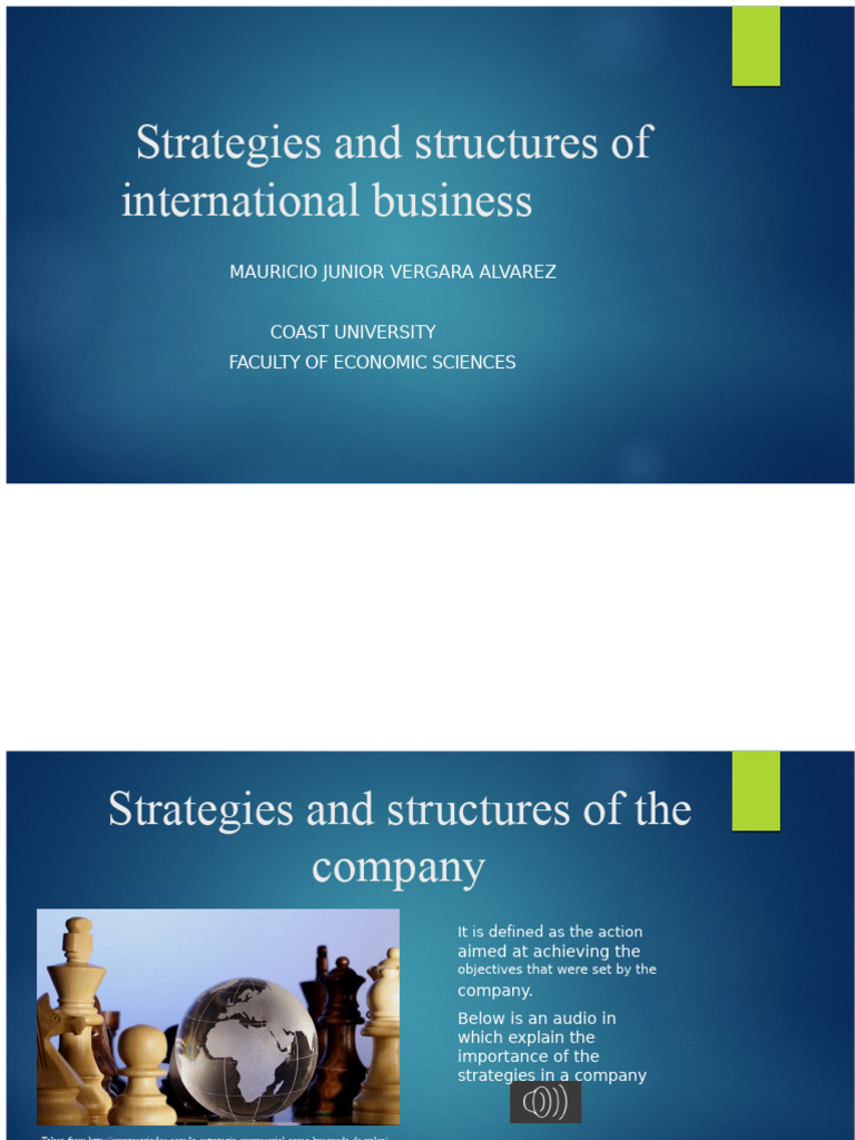 Strategies and Structures of International Business | PDF | Negotiation ...