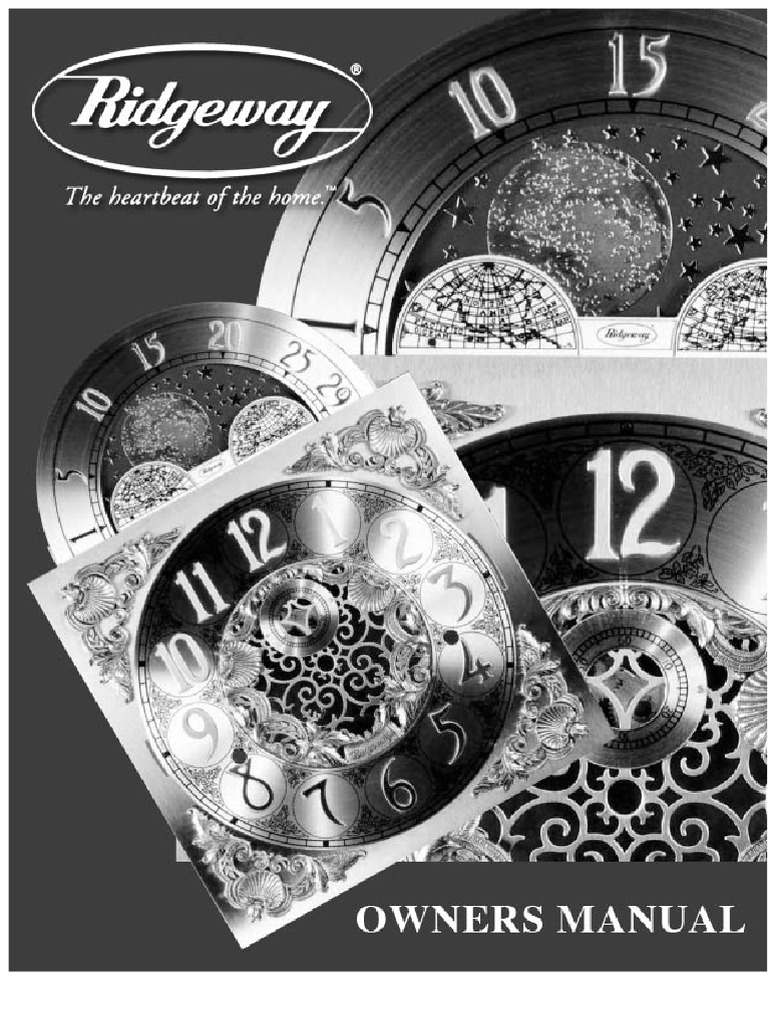Manual del Reloj de Abuelo Ridgeway | PDF | Reloj | Luna