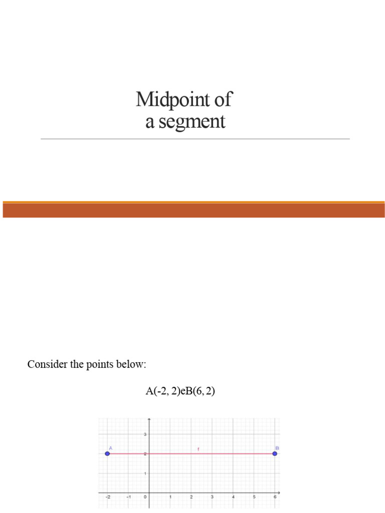 midpoint and alignment condition of 3 points | PDF | Elementary ...