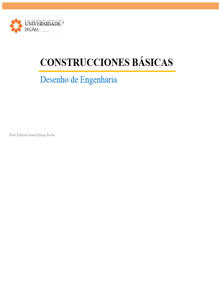Construções Geométricas Básicas | PDF | Círculo | Tangente