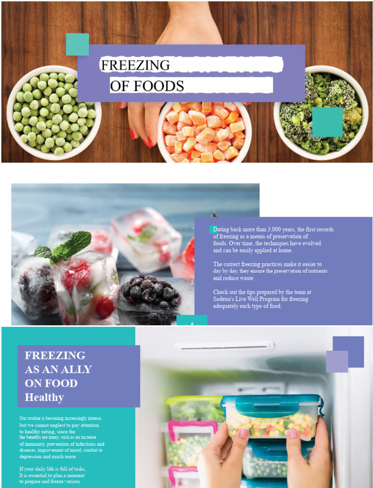 Ebook_Food_Freezing_Sodexo_Live_Well_Program | PDF | Vegetables | Foods