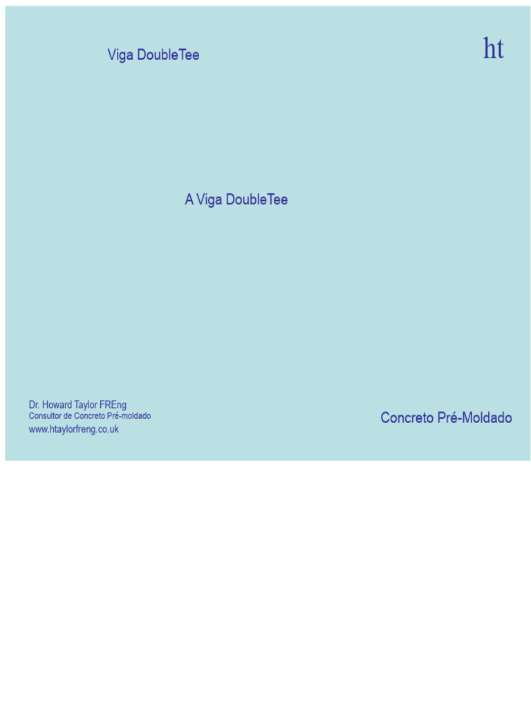 Viga DoubleTee: Vantagens e Aplicações | PDF | Viga