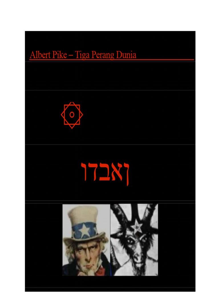 Albert Pike dan Rencana Tiga Perang Dunia | PDF