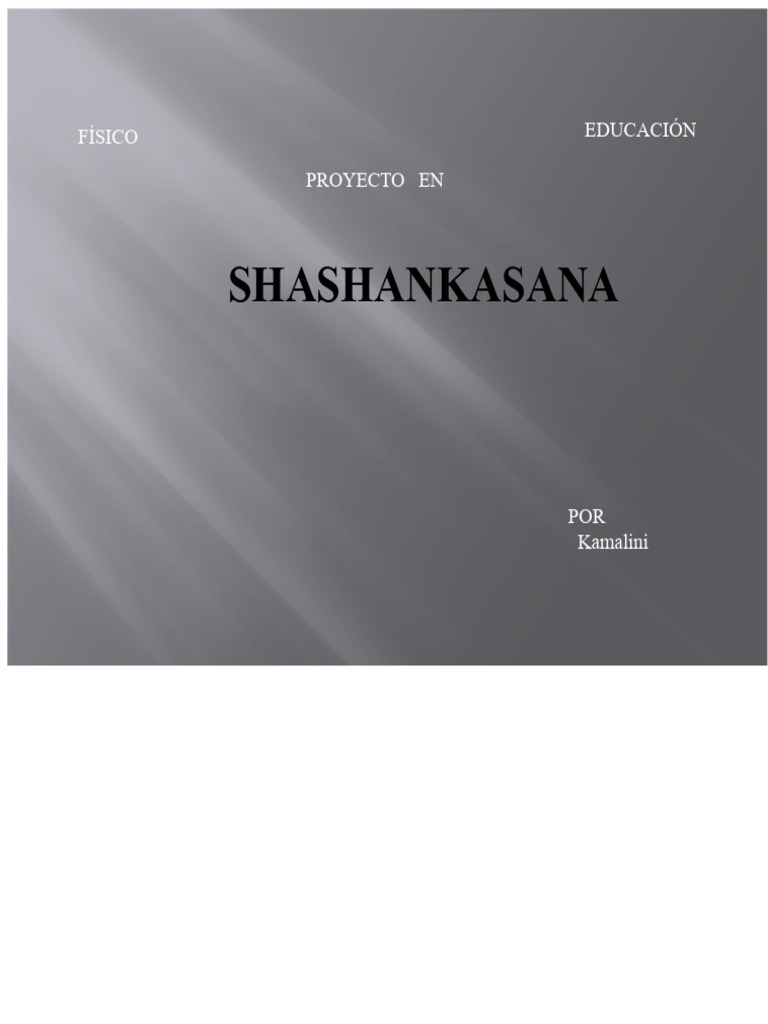 Beneficios y práctica de Shashankasana | PDF