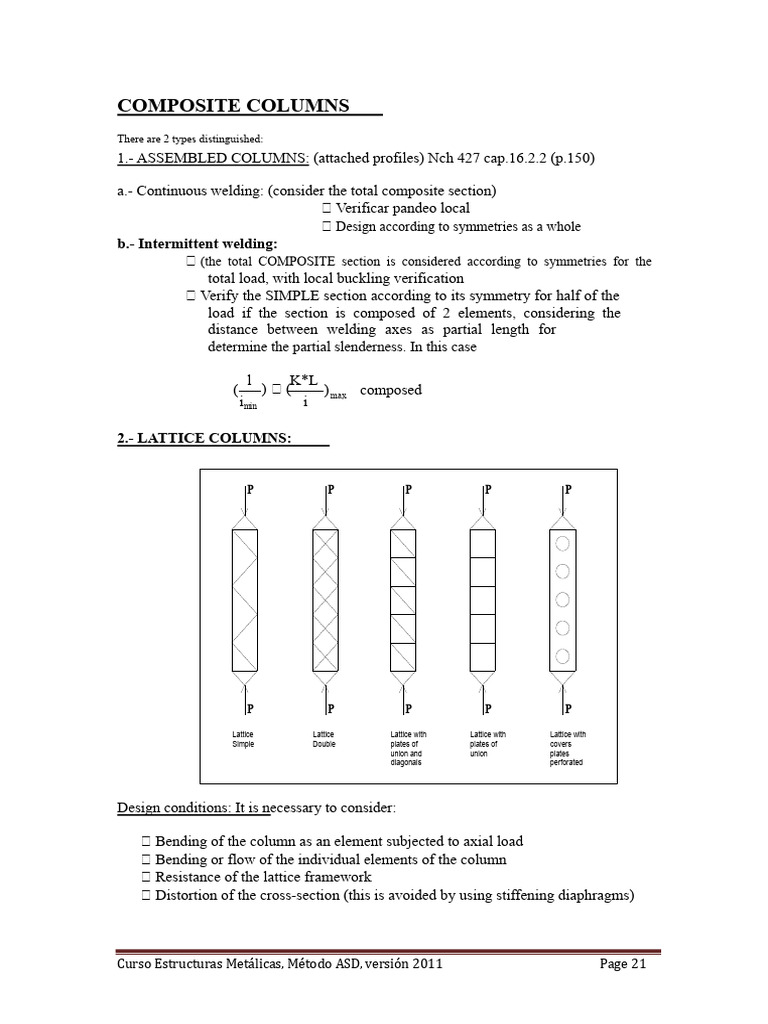 Composite Columns: Design Guidelines | PDF | Column | Buckling