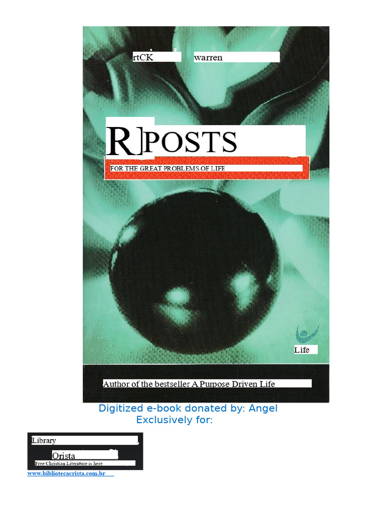 Answers to Life's Big Problems - Rick Warren | PDF | Elijah | Jesus