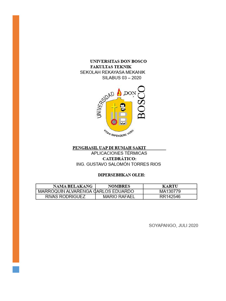 Generator Uap Di Rumah Sakit | PDF