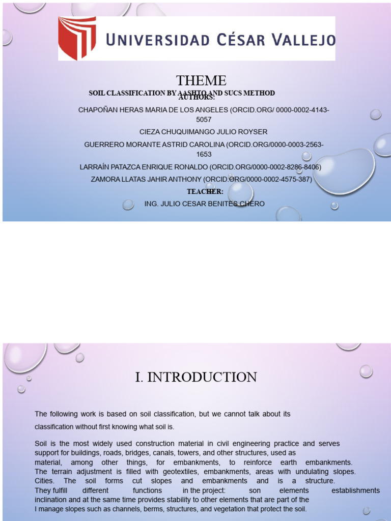 Soil Classification by The AASHTO and SUCS Methods | PDF | Silt | Soil