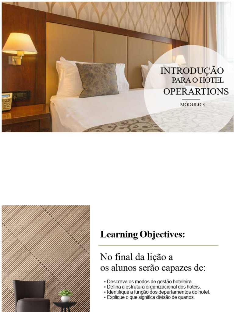 Fundamentos em Operações de Hospedagem Módulo 3 | PDF | Franchising | Hotel