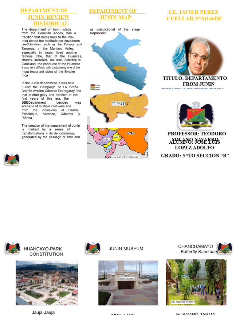 The Department of Junín TRIPTYCH | PDF