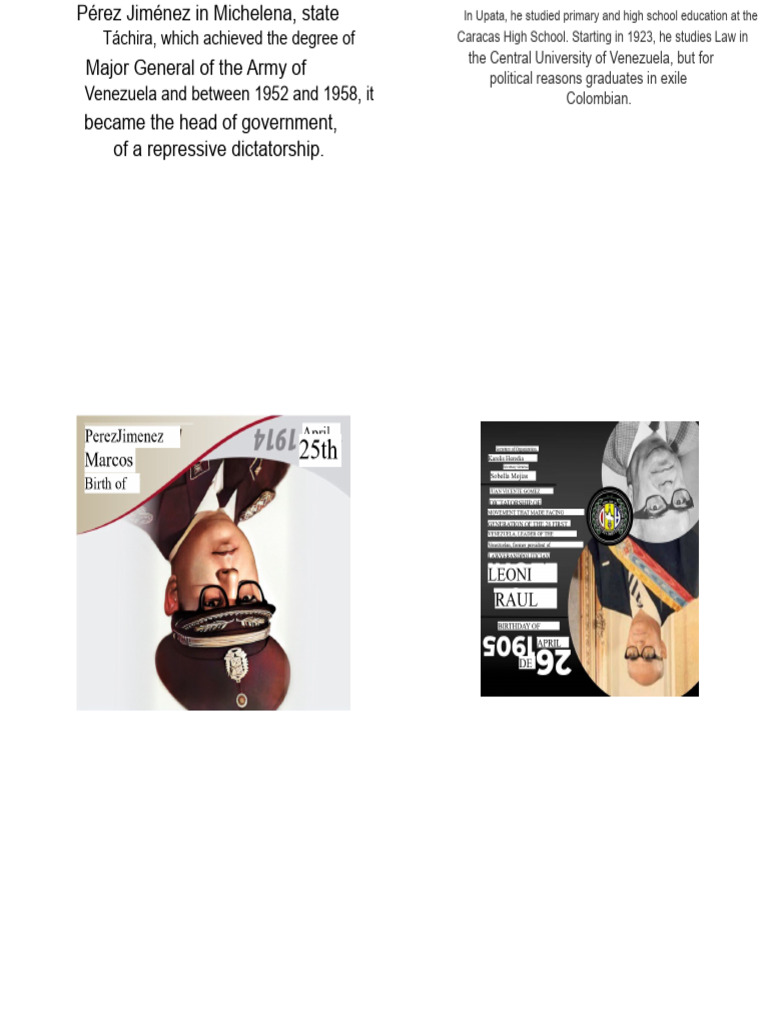 April Anniversaries With Drawing | PDF | Venezuela | Government
