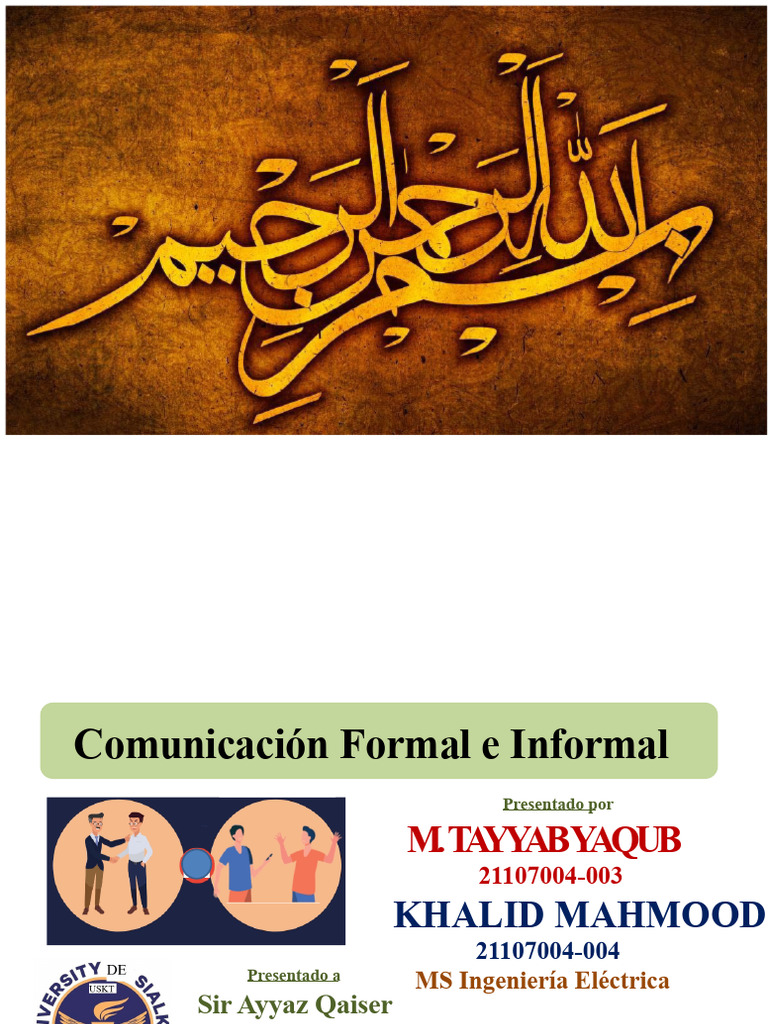 Tipos de Comunicación: Formal e Informal | PDF | Comunicación | Información