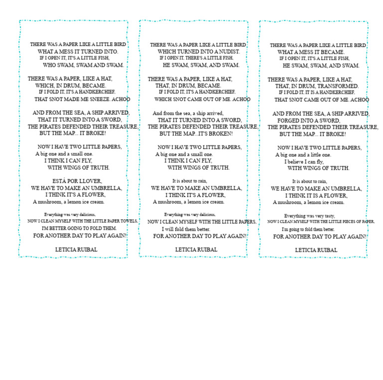 THE PAPER song | PDF