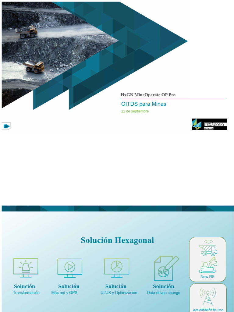 Innovaciones en Gestión de Flotas Mineras | PDF | Sistema de ...