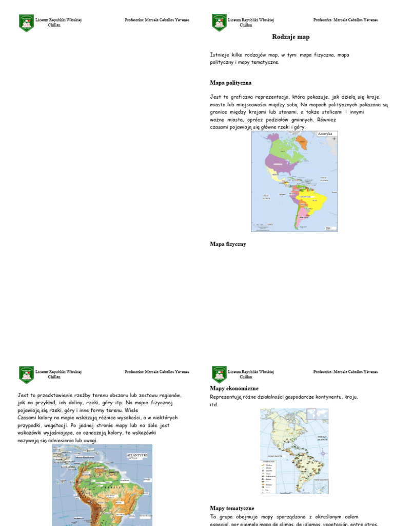 Rodzaje Map | PDF