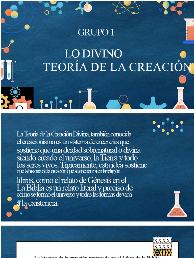 La Teoría de La Creación Divina | PDF | Mitos de la creación | Divinidad