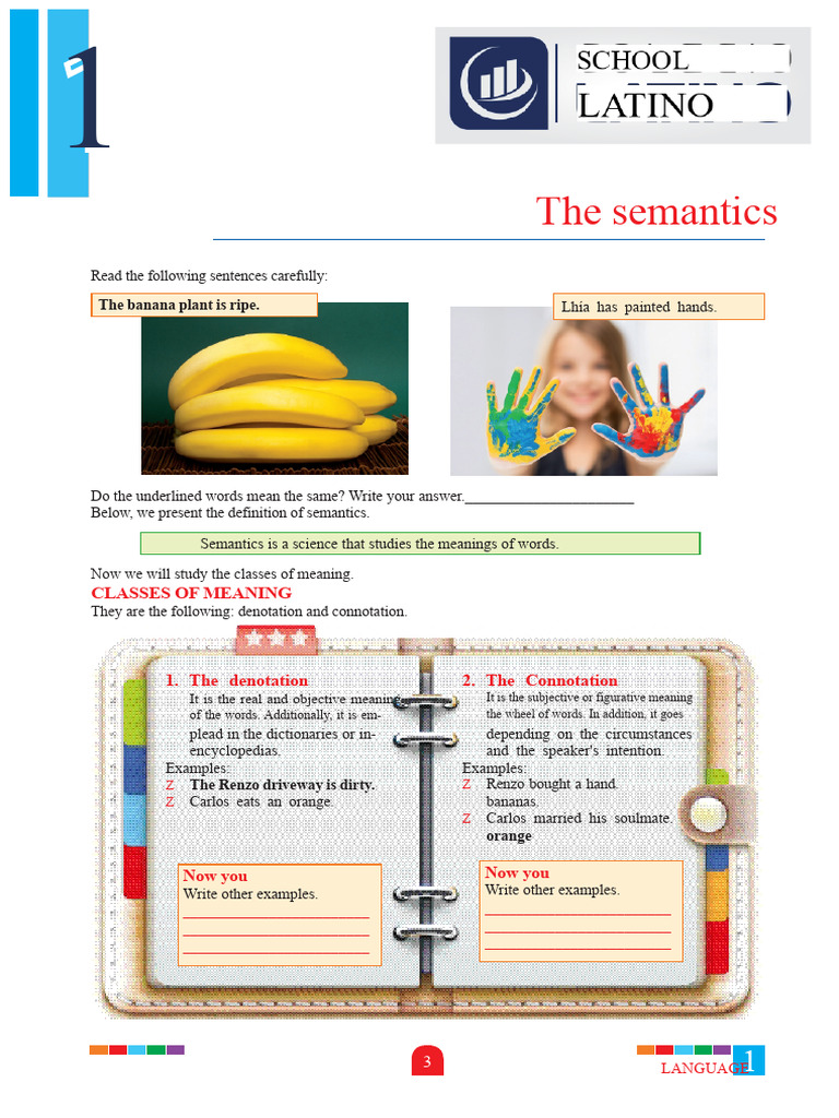 LANGUAGE 5TH GRADE HIGH SCHOOL | PDF | Semantics | Linguistics