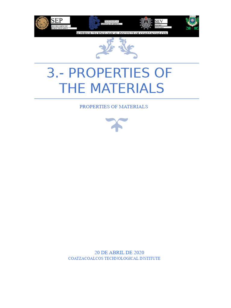 Unit 3 Properties of Materials | PDF | Ferromagnetism | Magnetism