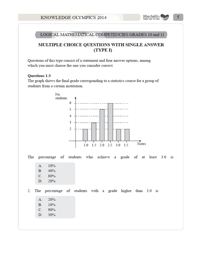 Mathematics Grade 10 | PDF | Area | Multiple Choice