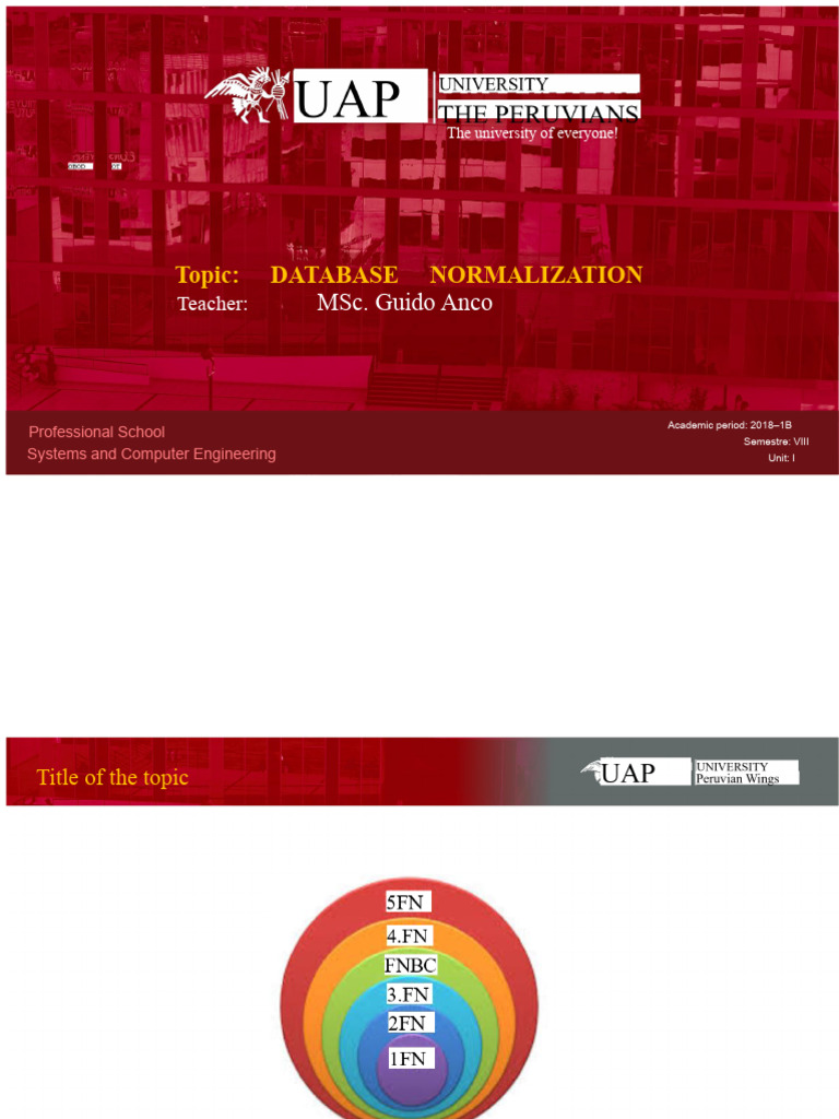 Normalization of Database.ppt | PDF | Databases | Information ...