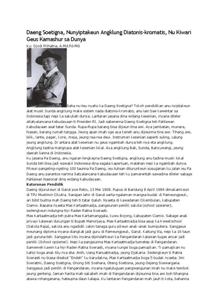 Biografi Sunda | PDF