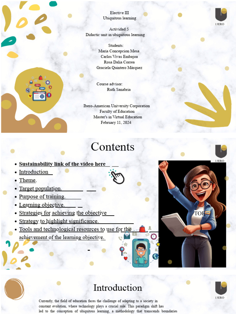 Activity 5 Ubiquitous Learning Didactic Unit (4) (1) (1)_compressed Compressed | PDF ...