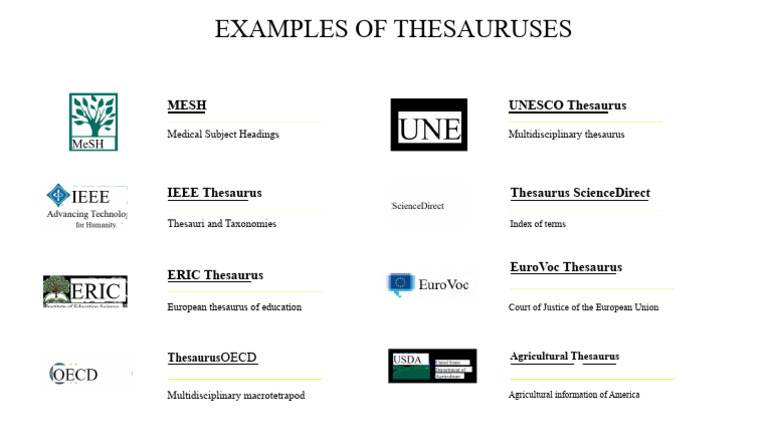 Thesaurus s | PDF