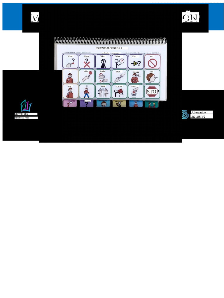 Pictogram Communication Guide | PDF | Creative Commons License