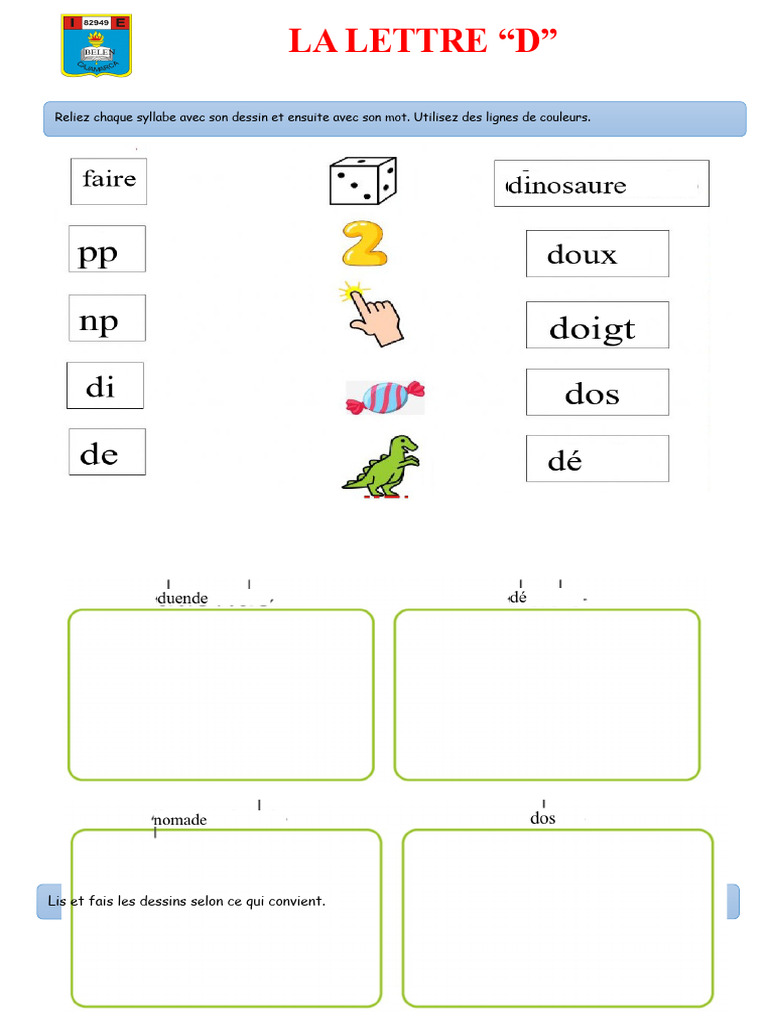 Activités de syllabes et écriture cursive | PDF