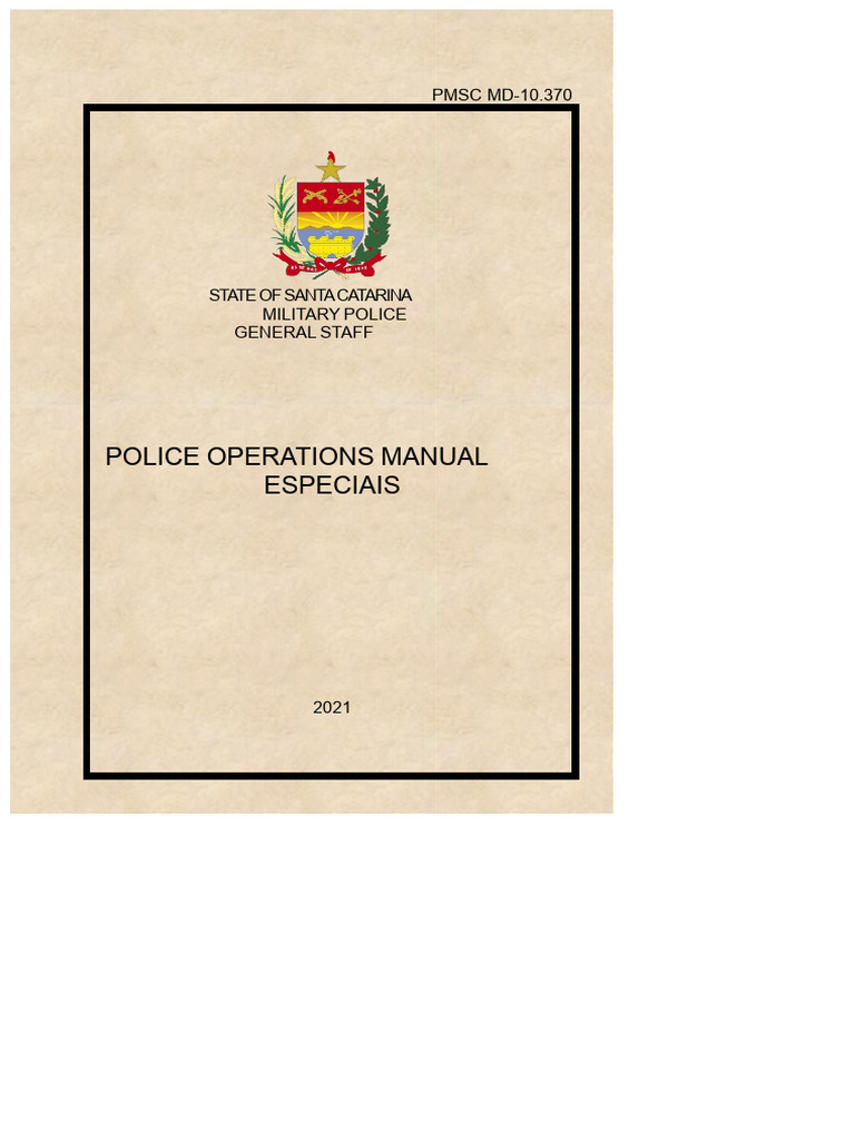 manual of special police operations | PDF | Police | Door