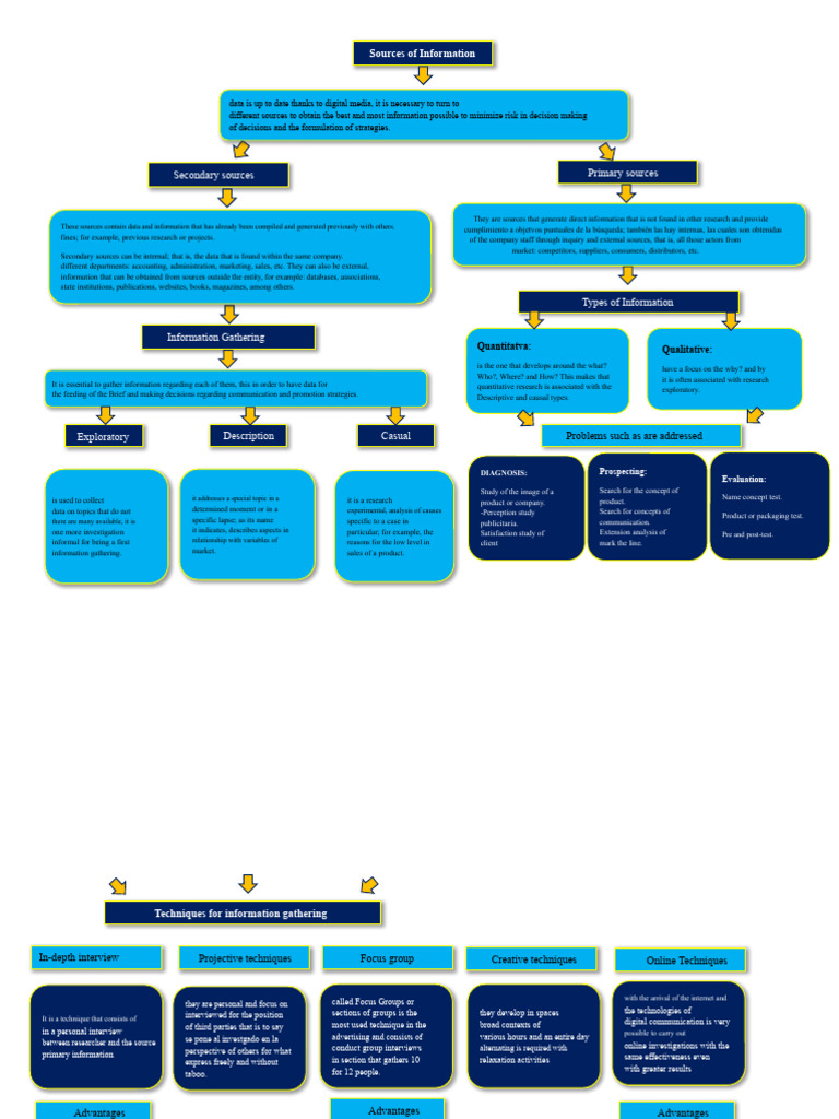 Conceptual Map Sources of Information | PDF | Information | Focus Group