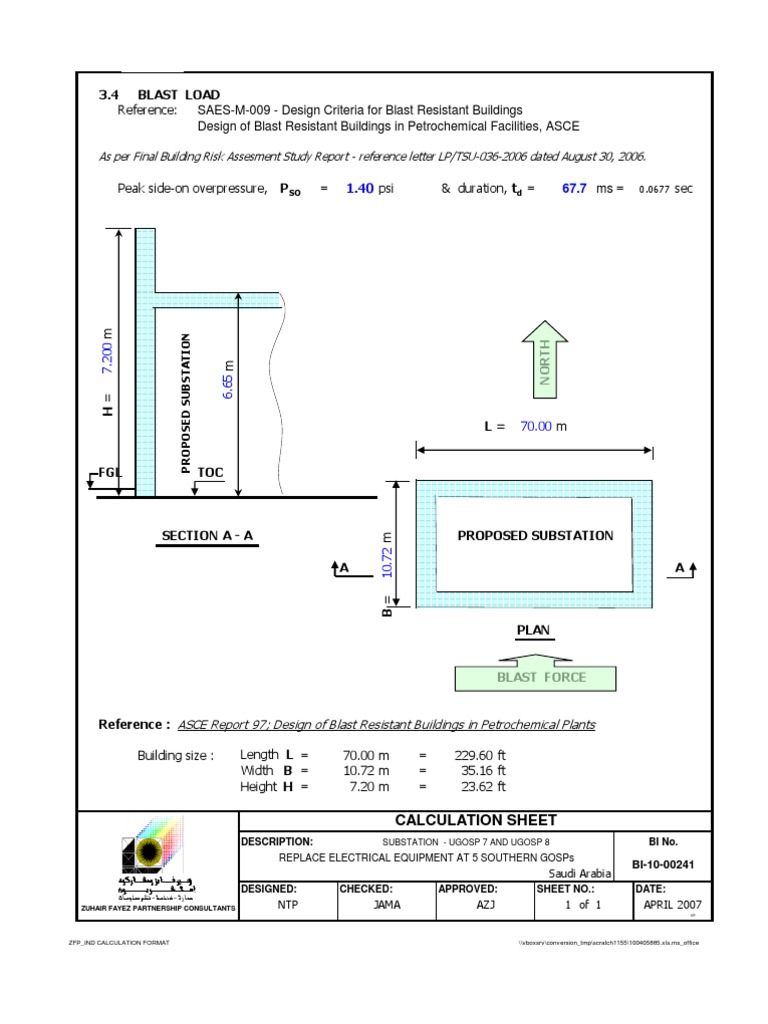 Blast Load-Risk Assess Study | PDF | Motion (Physics) | Chemical ...