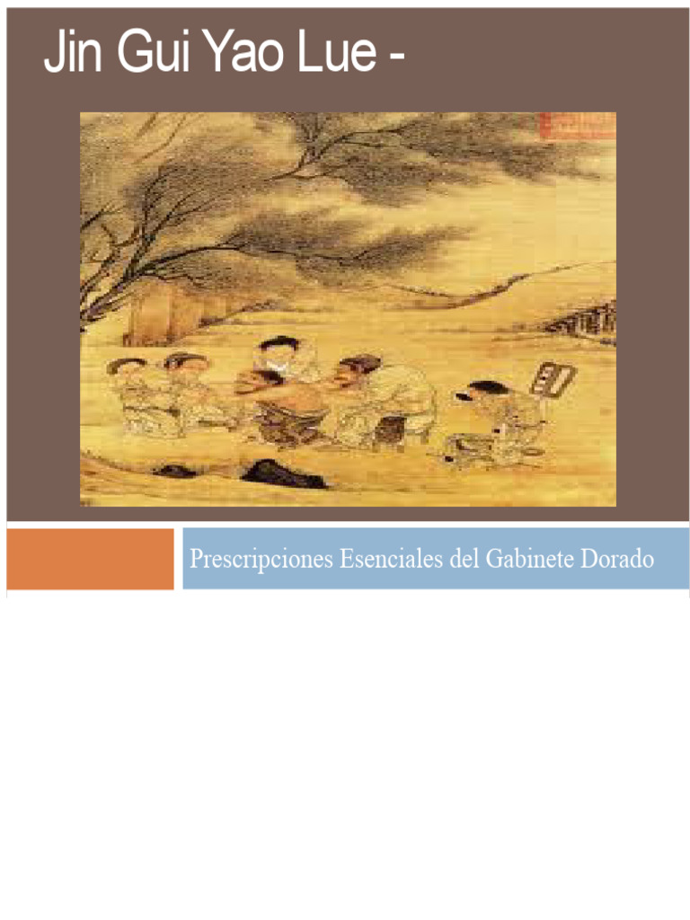 Jin Gui Yao Lue PDF | PDF | medicina tradicional china | Yin y yang