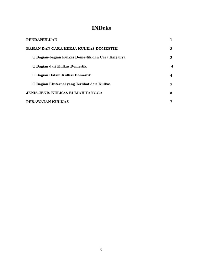 Bagian dan Cara Kerja Kulkas Domestik | PDF