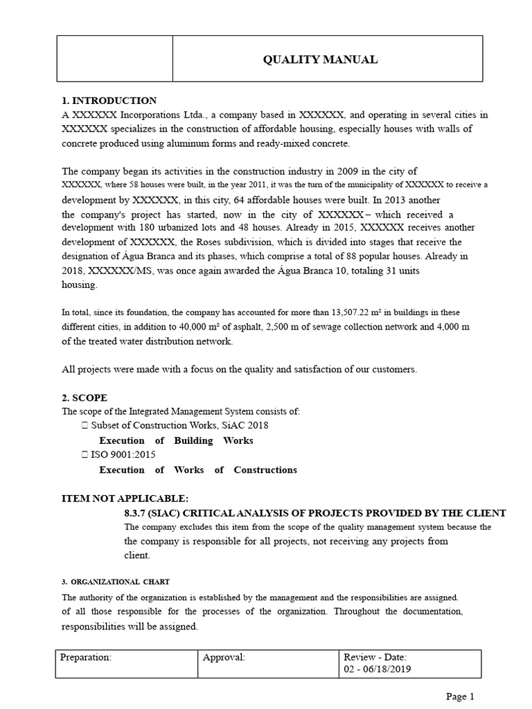 Affordable Housing Quality Manual | PDF | Quality Management System ...