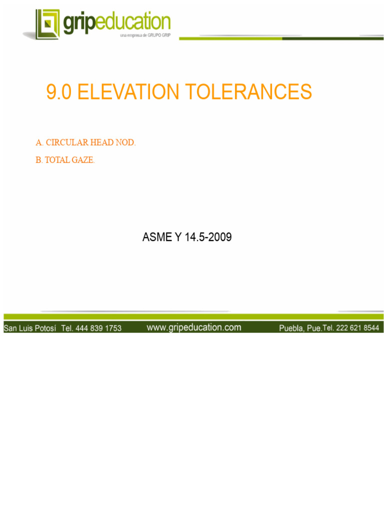 9 Pitch Tolerances | PDF | Rotation | Cartesian Coordinate System