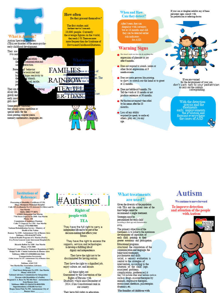 AUTISM BROCHURE | PDF | Autism | Behavioural Sciences