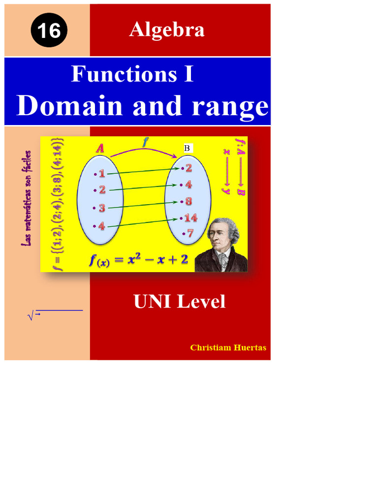 16 Functions I - Domain and Range-1 | PDF | Function (Mathematics ...