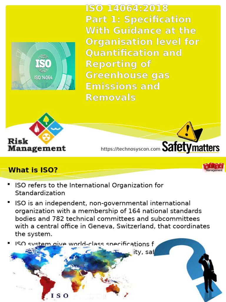 ISO 14064:2018 Greenhouse Gas Standards | PDF | Occupational Safety And ...