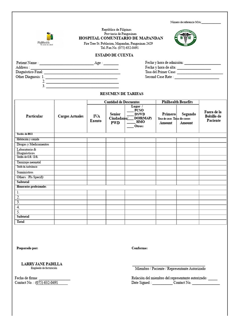 Soa Philhealth | PDF